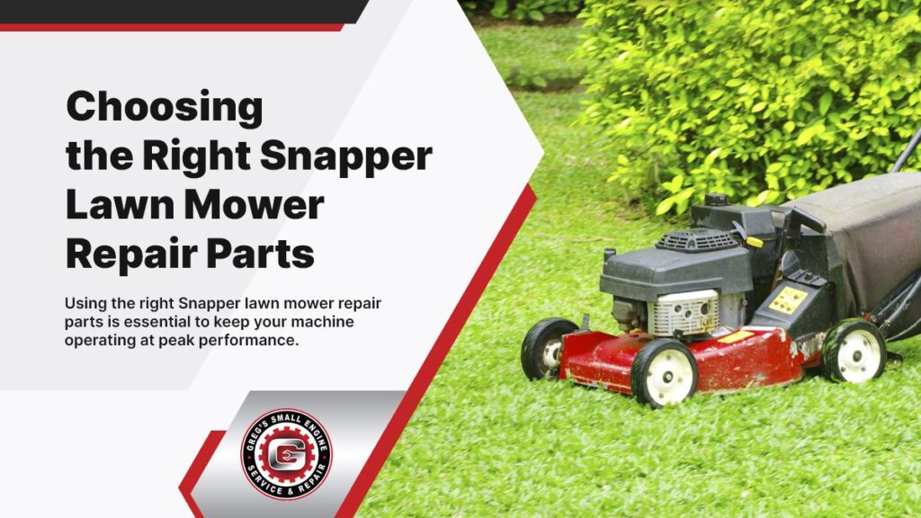 DIY Snapper Lawn Mower Repair: Essential Tools and Techniques - Greg's ...