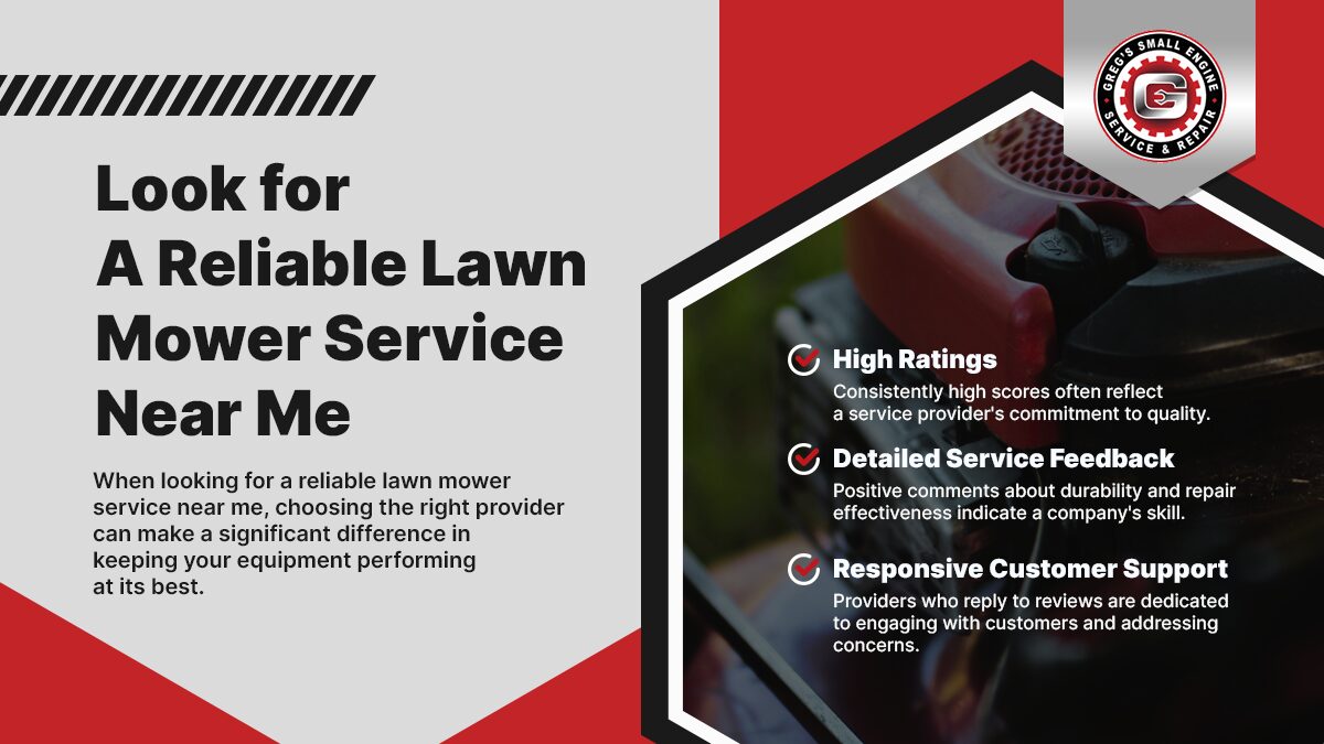 Top Tips for Choosing the Best Lawn Mower Repair Services Near Me
